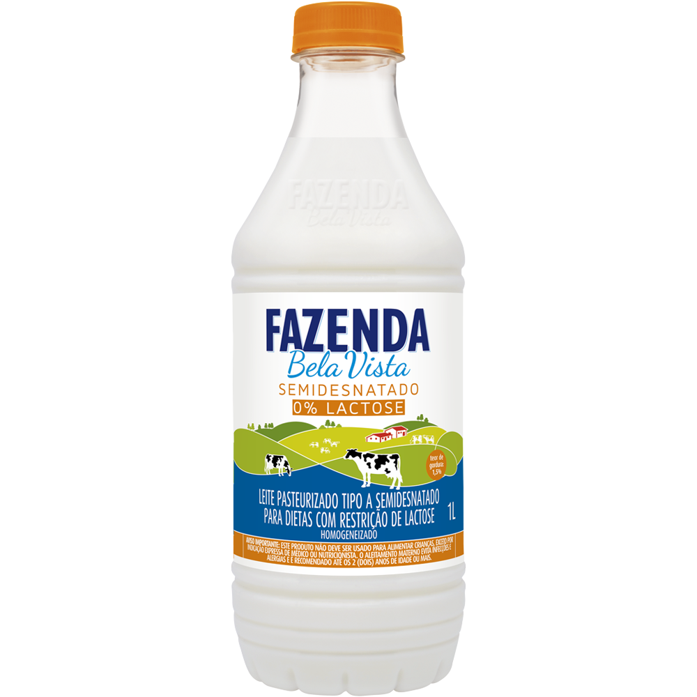 Leite Pasteurizado Tipo A Semidesnatado Zero Lactose